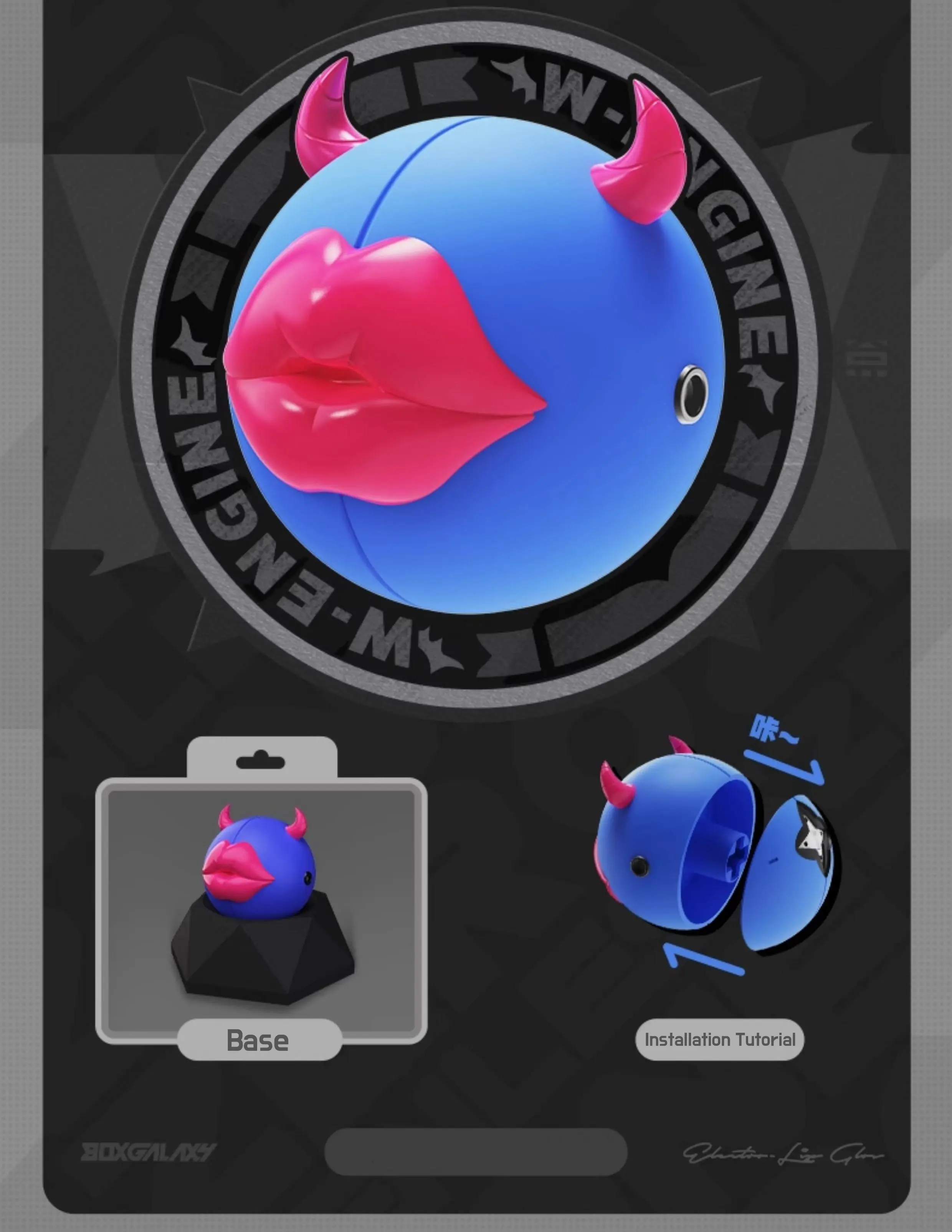 Zzz Keycaps - W-Engines - Zzz Merch